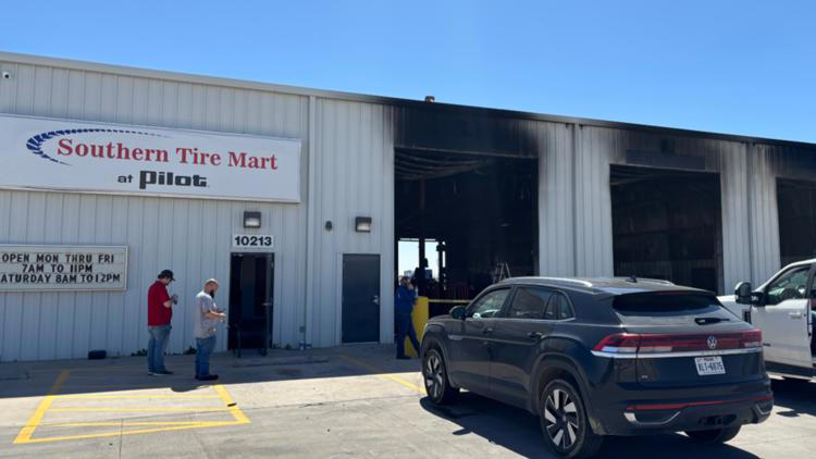 Fire reported at Southern Tire Mart at Pilot in Midland