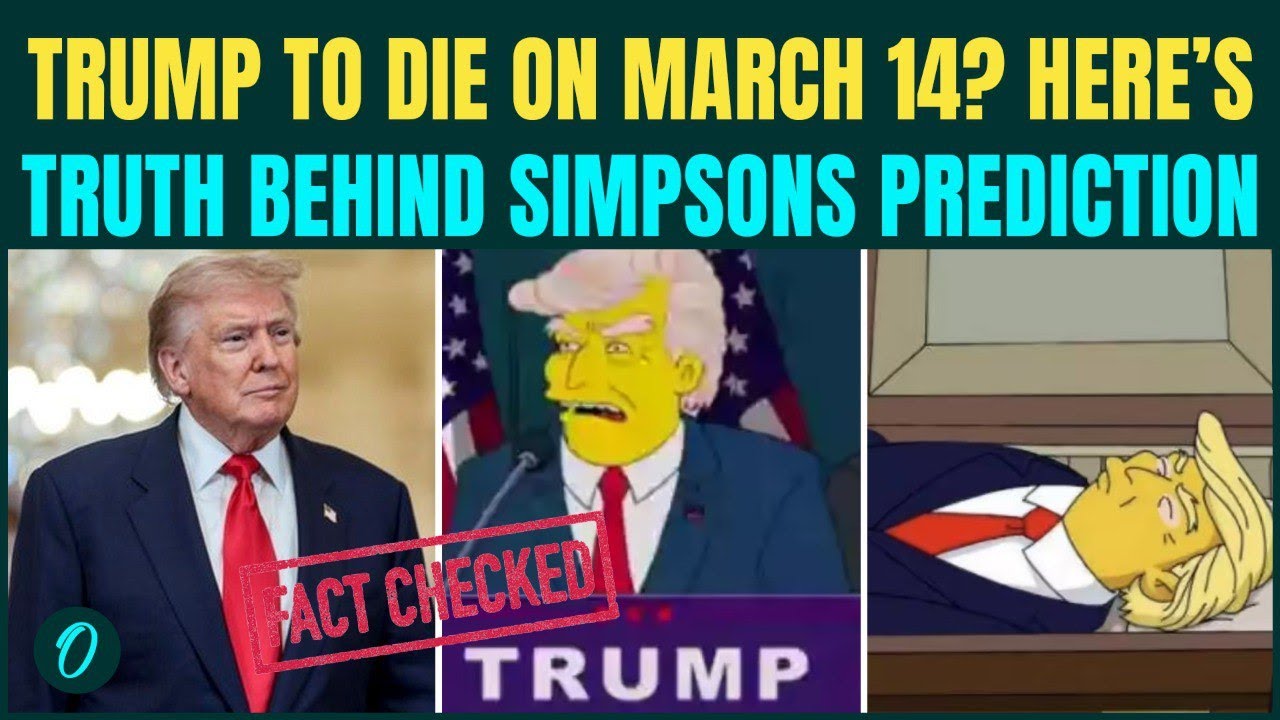 Trump death prediction on March 14 goes viral: What The Simpsons ...