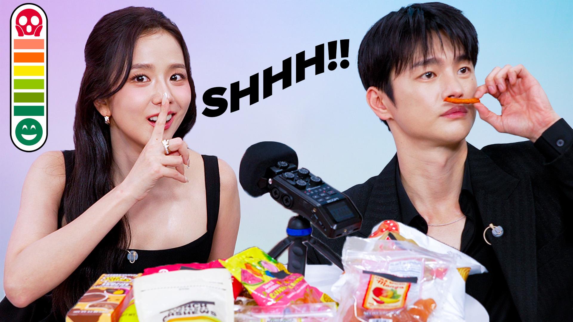 Sneaky snacks with Jisoo and Seo In-Guk of Boyfriend on Demand