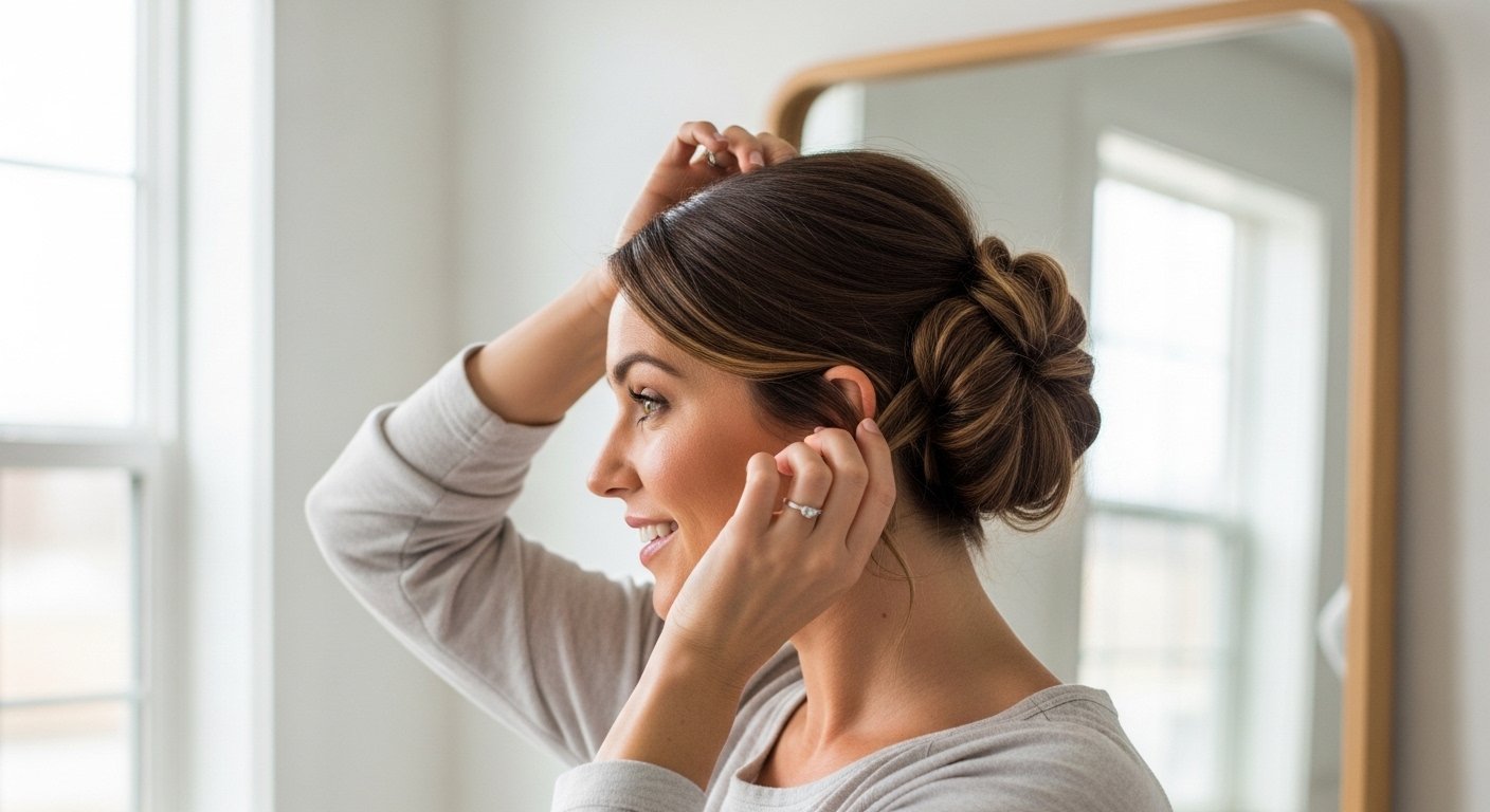 Easy bun hairstyles for an elegant everyday look