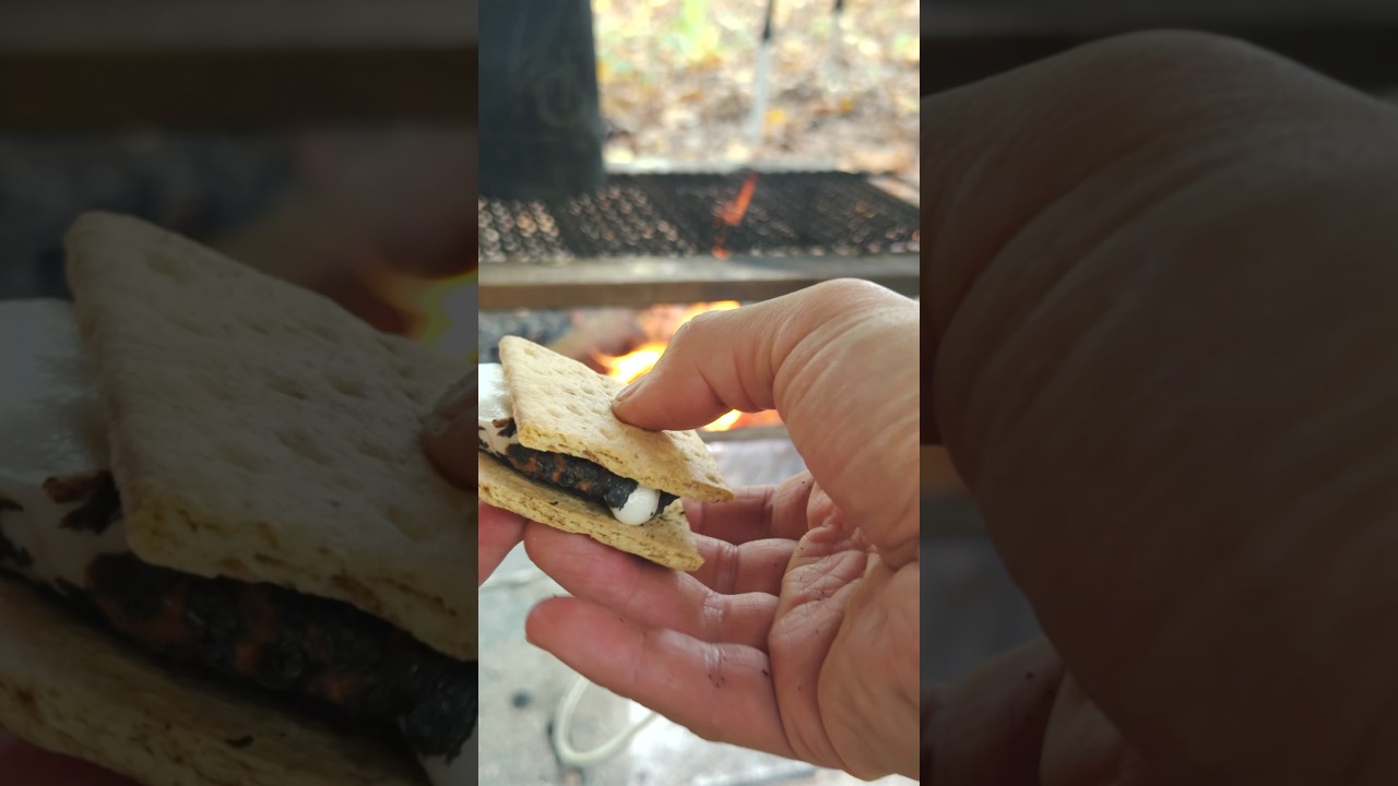Campfire s'mores rated: York Peppermint Patty! 🔥