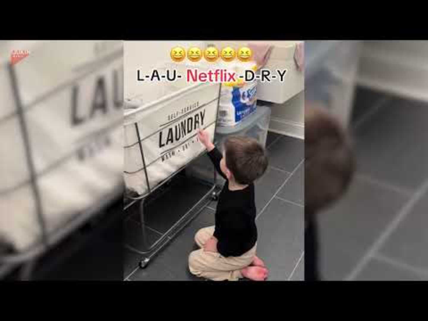 Kid tries to read word but hilariously mistakes name of one of letters