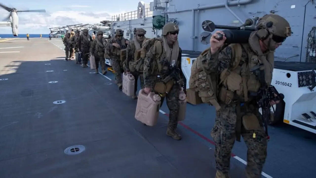 Is Trump deploying marines in Iran for ground invasion? Fact-checking ...