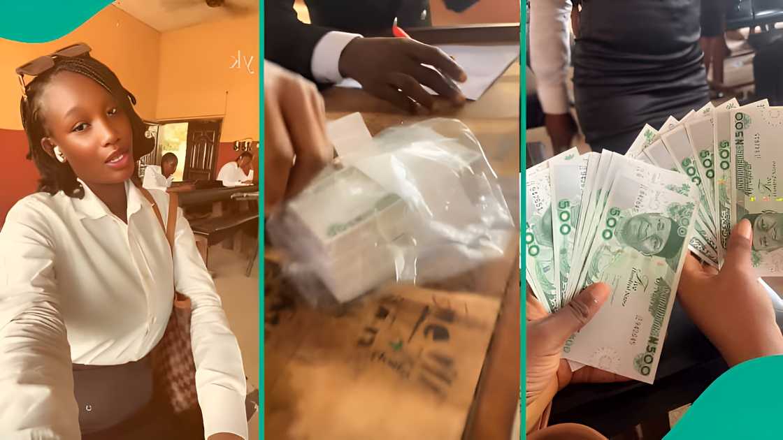 Video trends as lecturer gives out cash to hungry students during 7 a.m ...