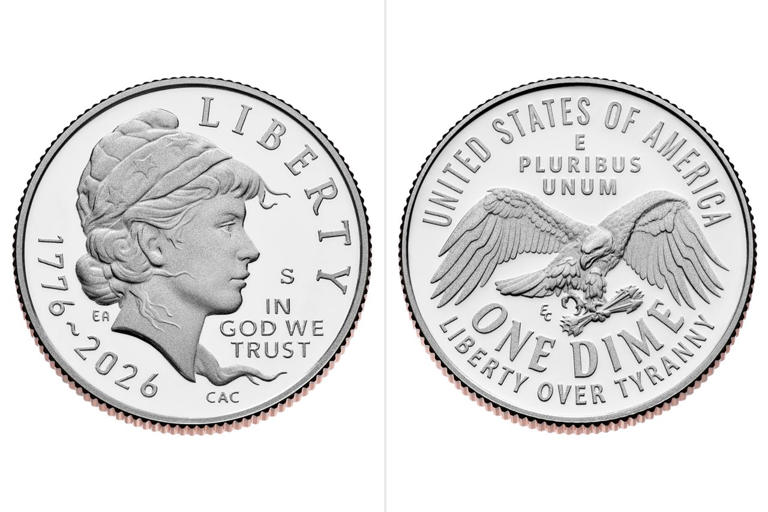 Trump admin drops the olive branch from US seal on new dime coins ...