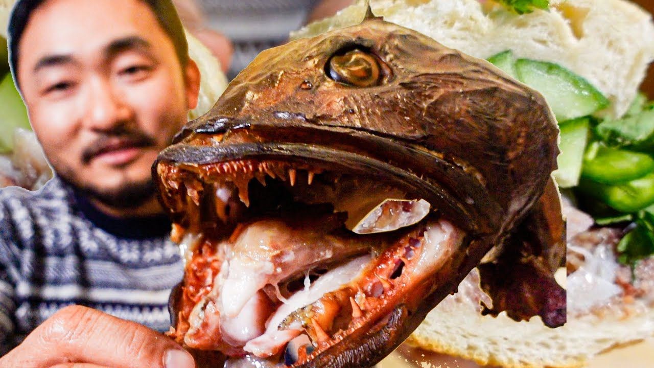 Smoked this huge lingcod head + roe & ling liver pate