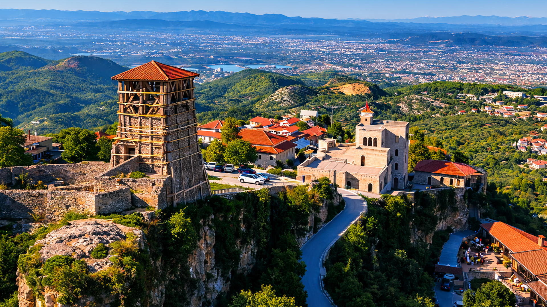 Would you live on this cliffside fortress?