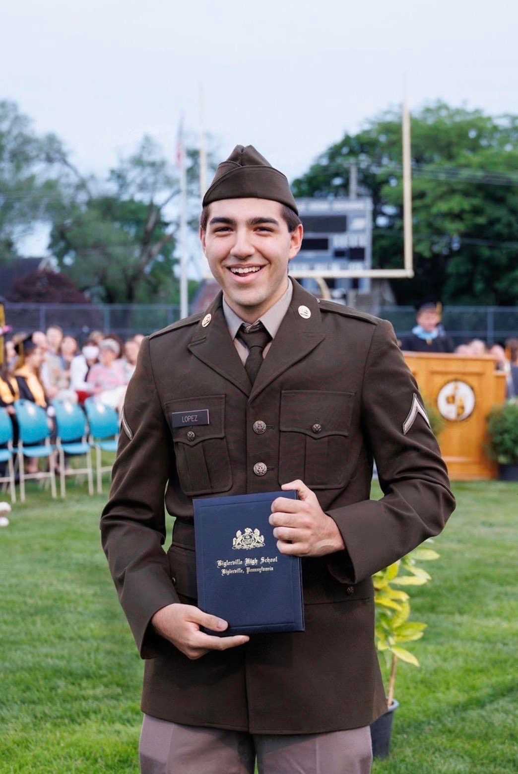 Community honors fallen soldier Krystofer Lopez at Biglerville High School
