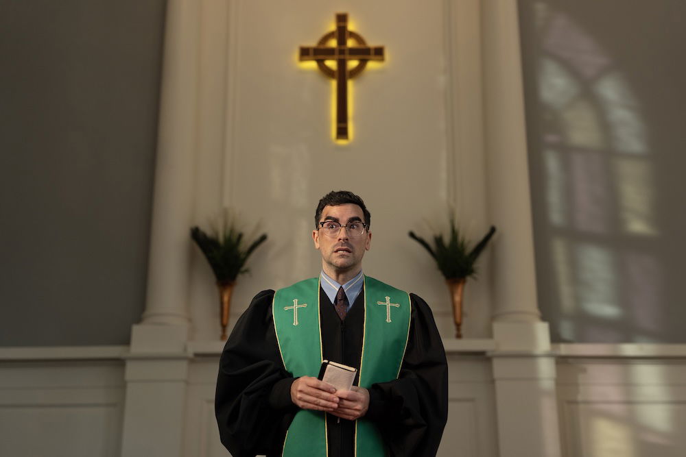 Watch: Dan Levy is a not-so-celibate gay pastor making big mistakes in ...