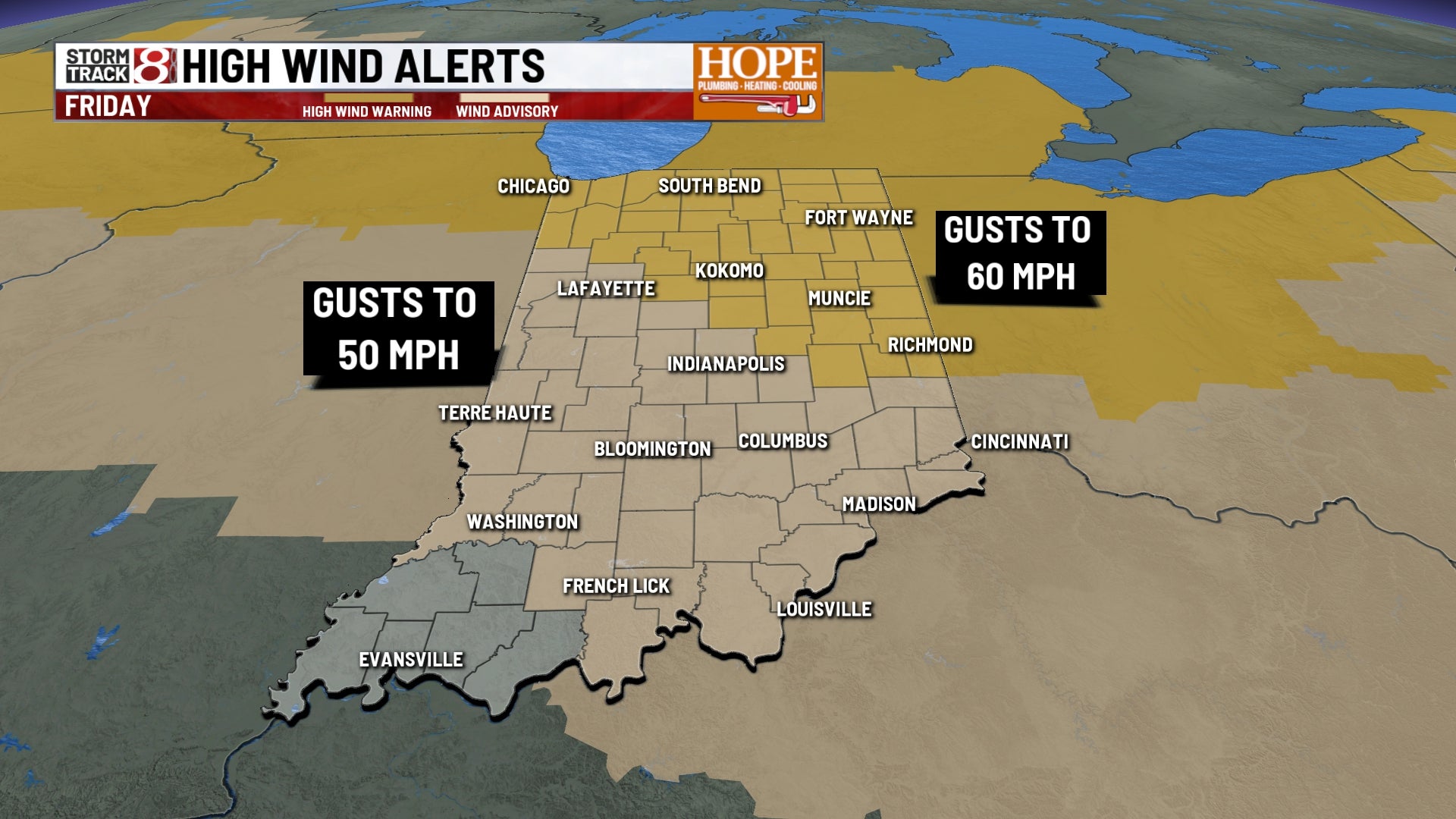 Wind gusts 50-60 mph; strong storms this weekend | March 13, 2026