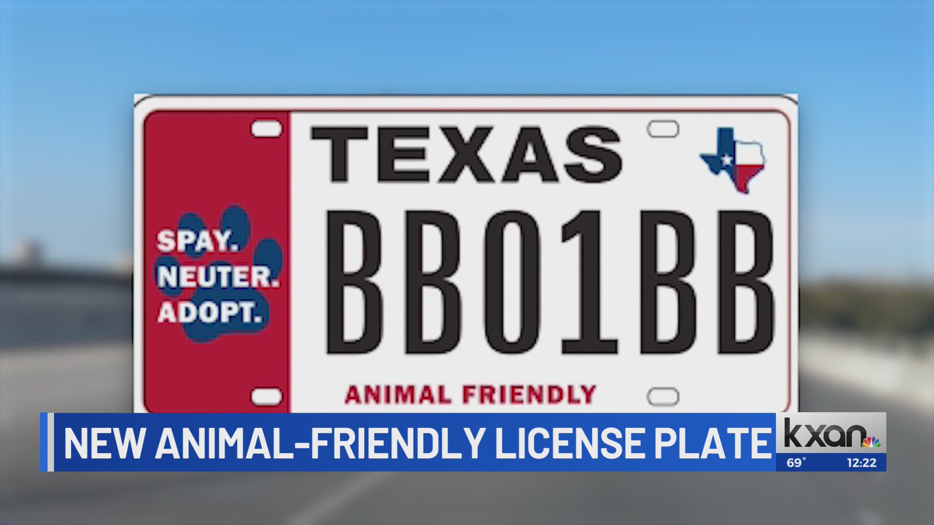 New animal-friendly license plate