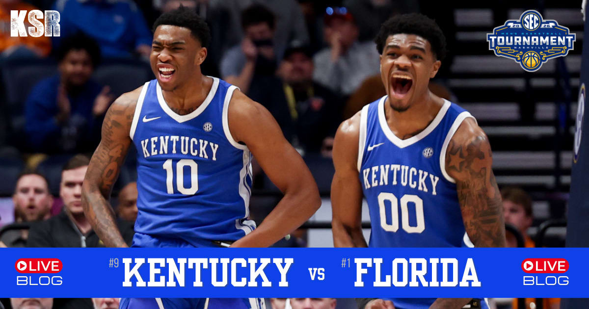 Live blog: Kentucky vs. Florida, SEC Tournament quarterfinals
