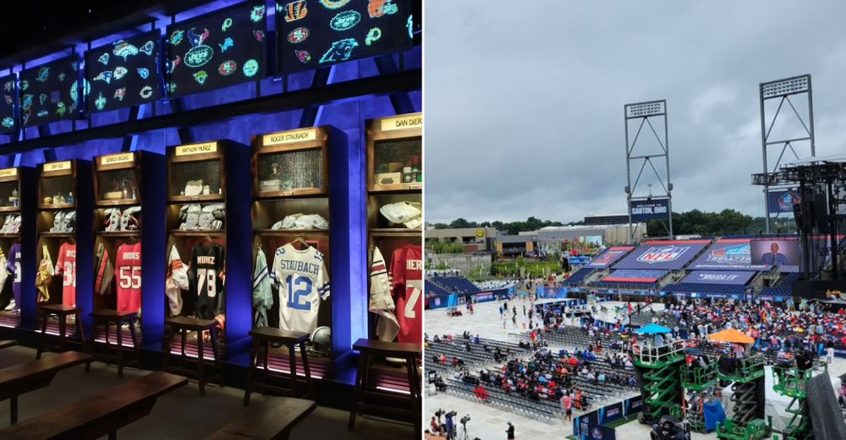 NFL fans could easily spend hours inside this legendary Hall of Fame in ...