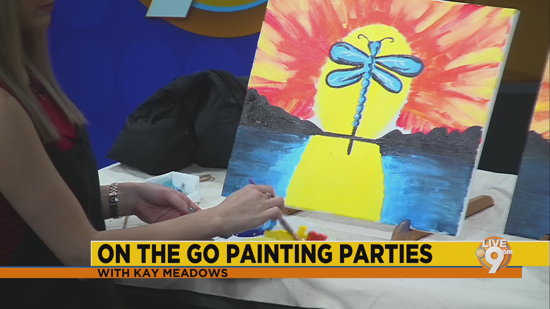 On the go painting parties