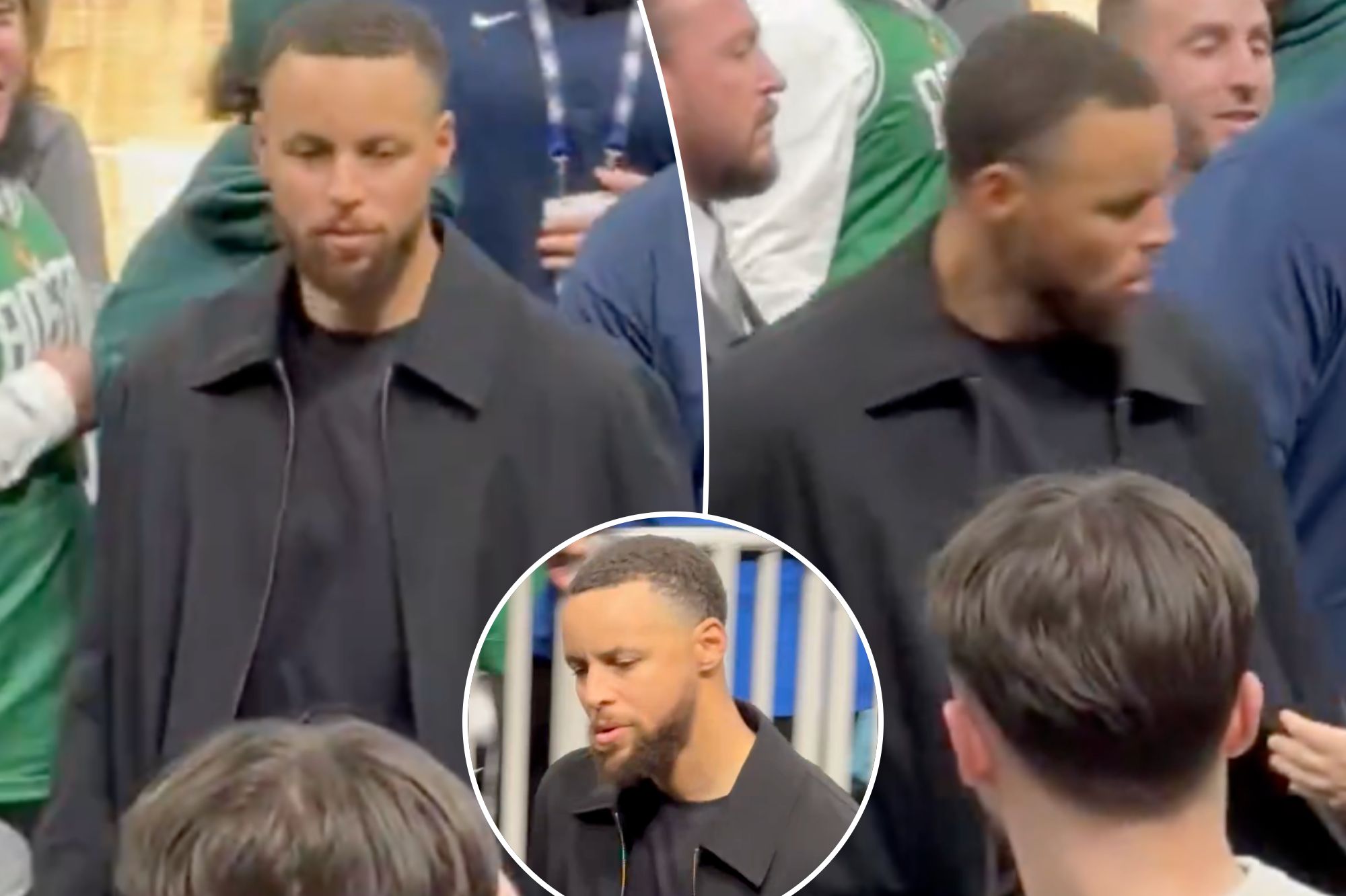 Celtics fan ejected after pulling on Steph Curry’s arm
