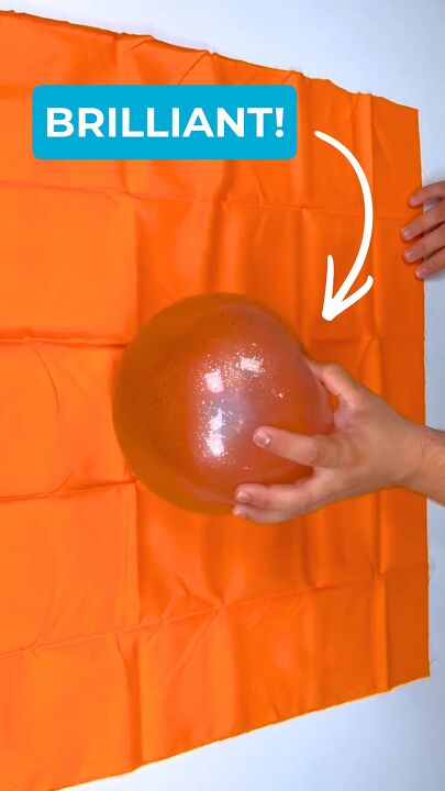 Wrap a Walmart bouncy ball in fabric...