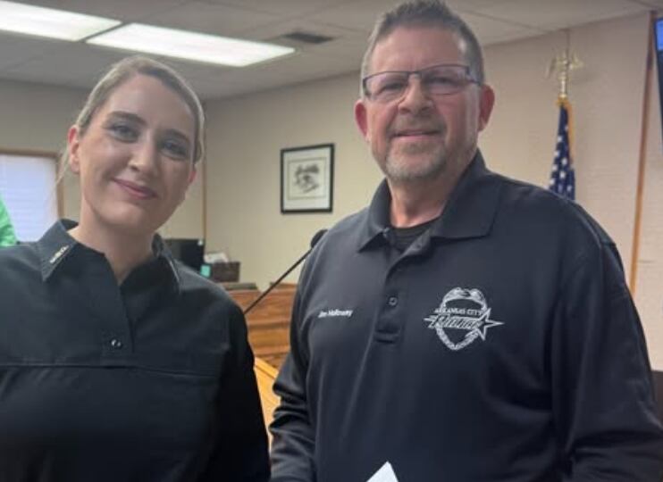 Arkansas City PD officer recognized for helping to save second life in ...
