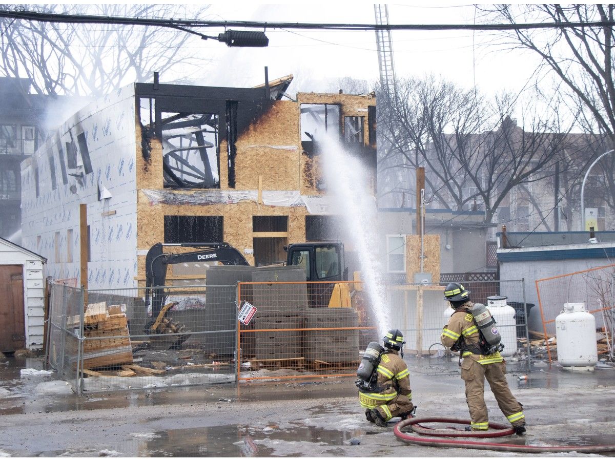 'Flames through the roof': Infill multiplex under construction in ...