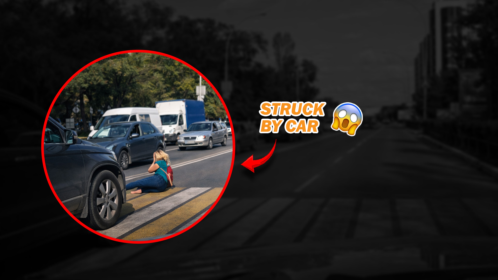 Woman struck by vehicle while crossing the street