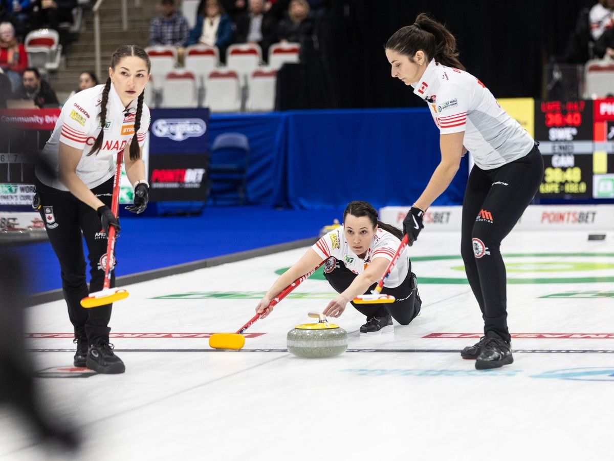 Day 6 at World Women's Curling: Einarson vice Val Sweeting has enjoyed ...