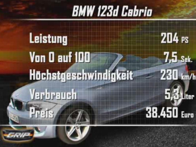 BMW 123d Cabrio (Folge 151)