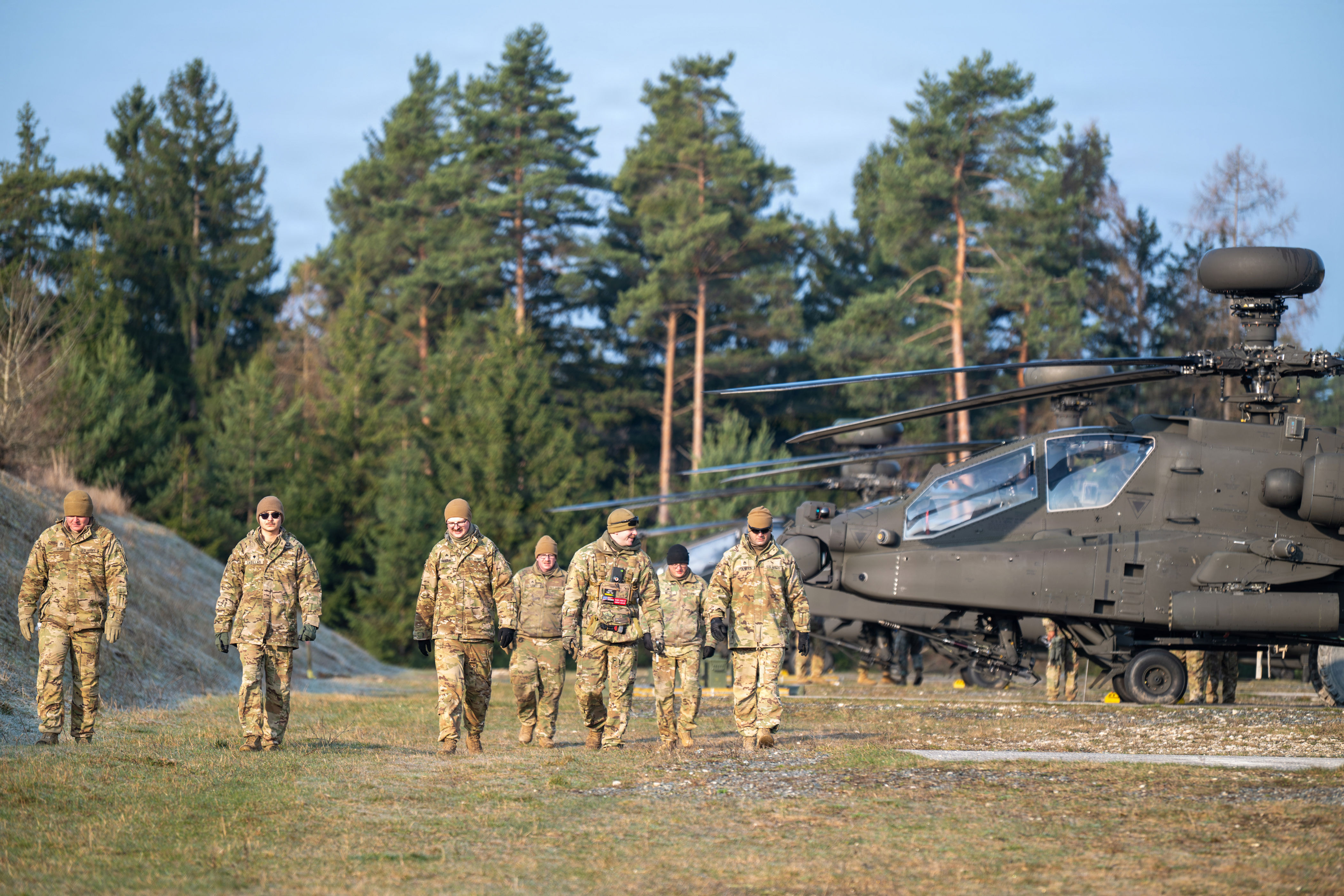 Apache helicopter shoots down drones in Europe for first time in combat ...