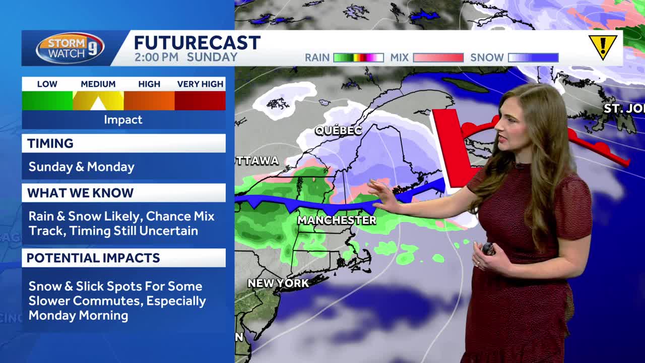 Video: Tracking rain, snow Friday; more possible Sunday, Monday