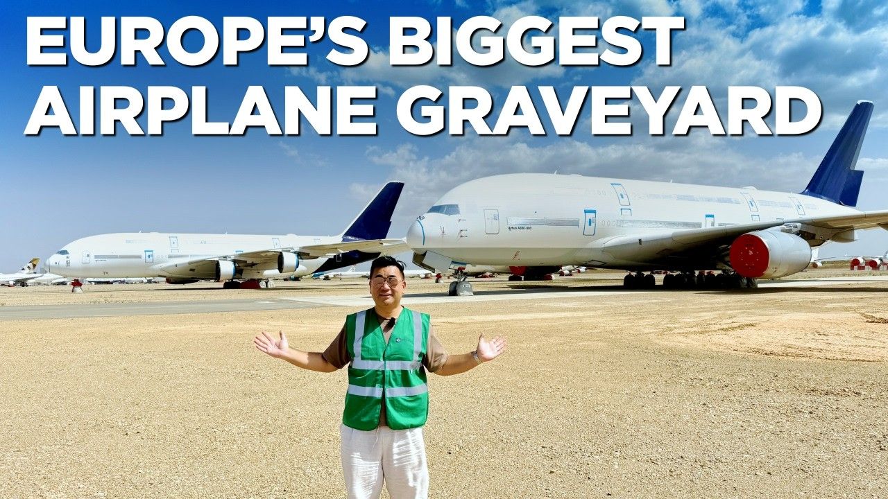 Inside Europe’s largest airplane jungle