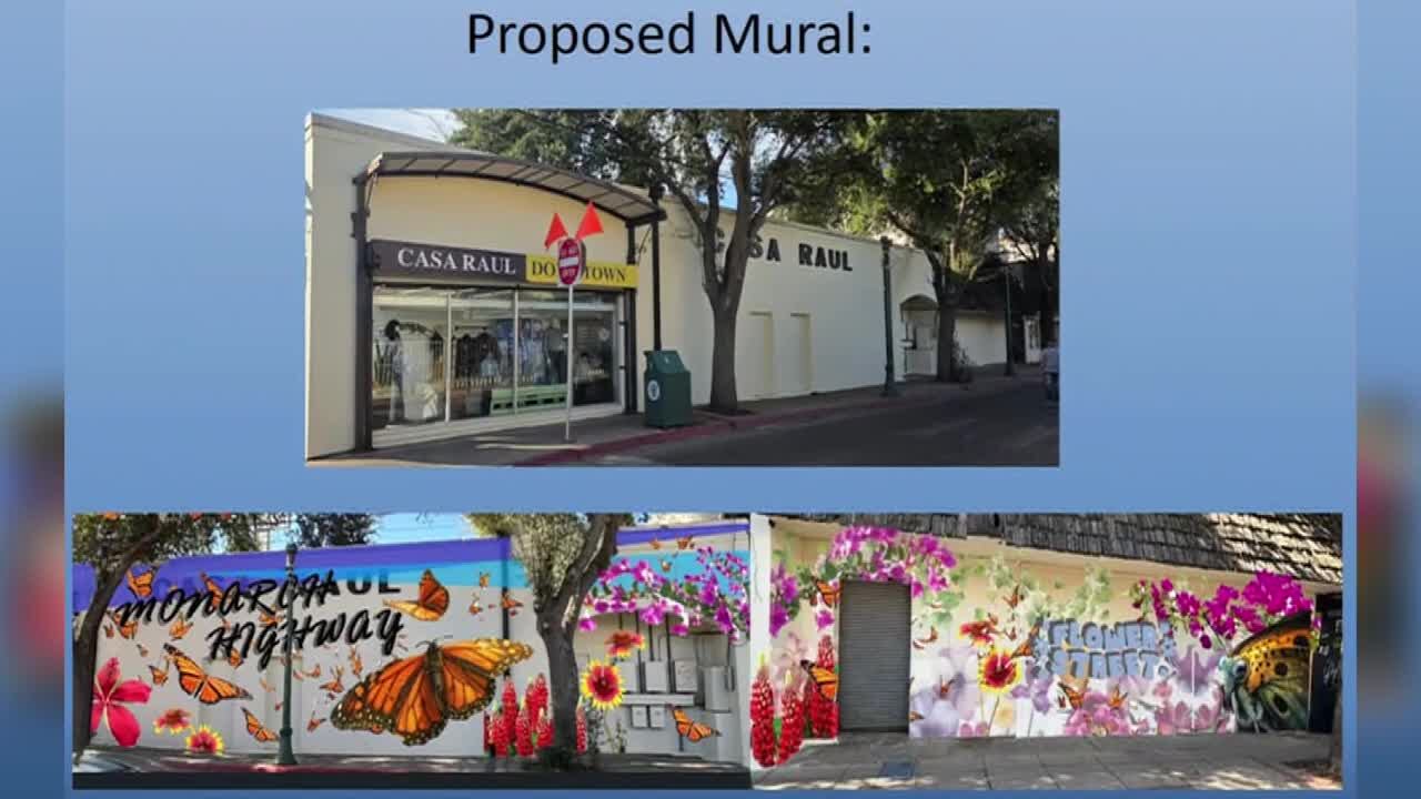 Monarch butterfly mural planned for downtown Laredo