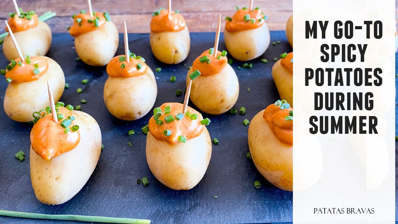 No-fry no-bake spicy patatas bravas: Easy homemade tapas recipe