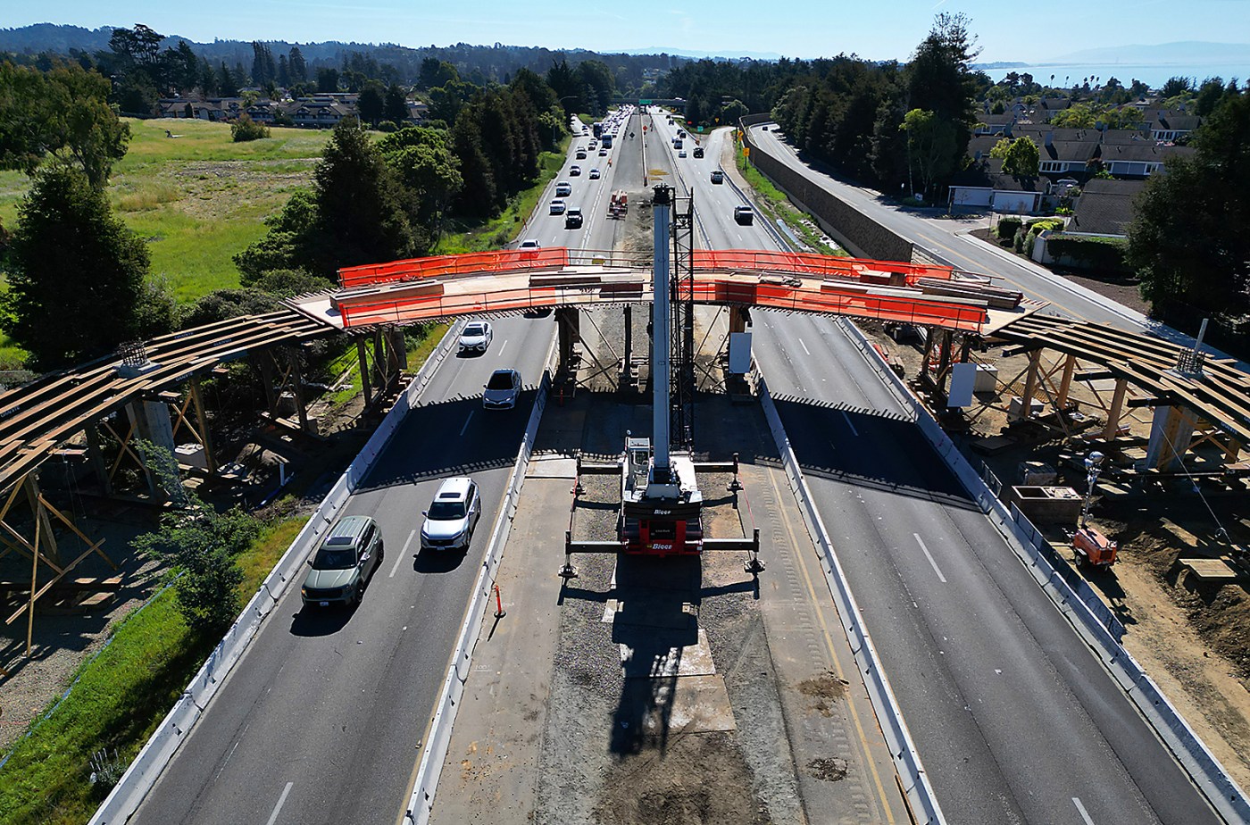 Intermittent closures along Highway 1 in Aptos happening next week