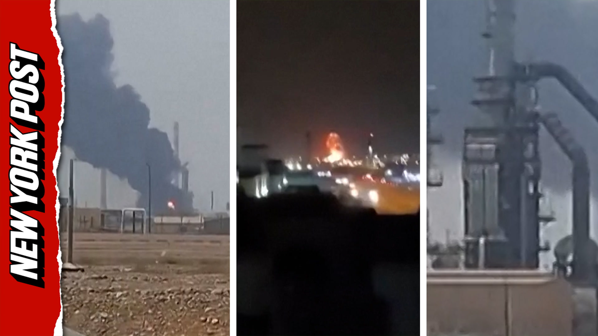 Smoke billows from Saudi Arabia's Yanbu oil refinery after Iranian ...