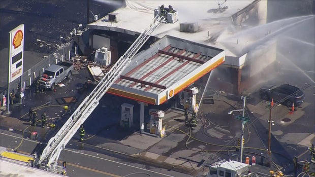 Denver firefighters put out fire that injured 2 at gas station ...