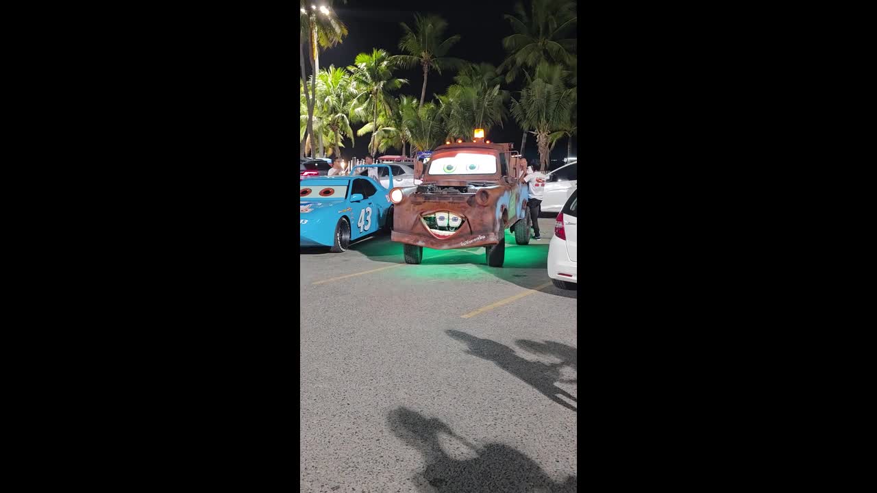 Ka-chow! Lightning McQueen and friends take over epic car show in Thailand