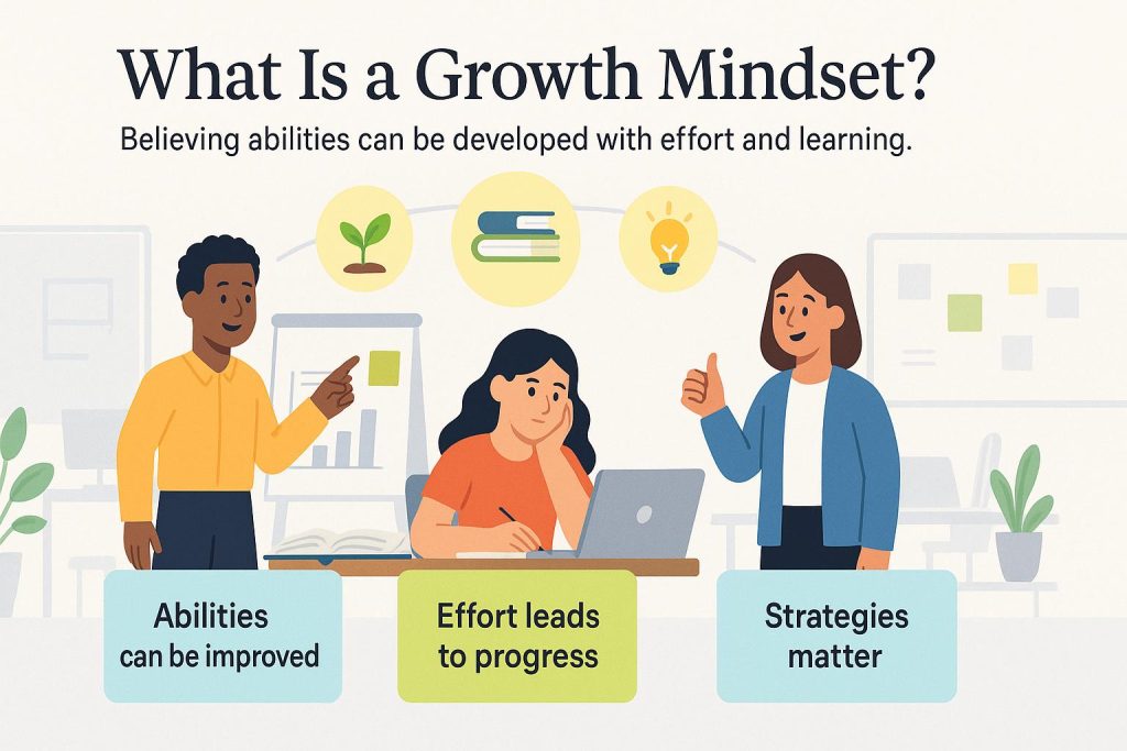 What is a growth mindset and how can you apply it in business?