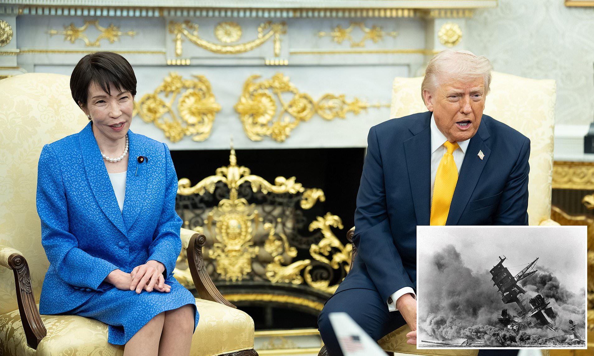 Trump stuns Japanese PM with Pearl Harbor comment direct to her face
