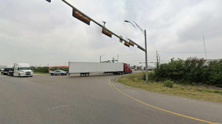 Two tractor-trailers involved in crash near Mines Road and Trade Center ...