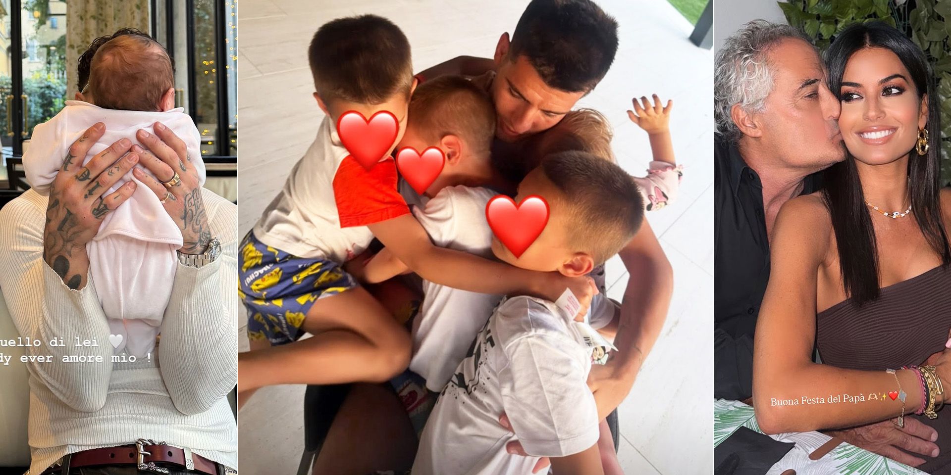 Festa del papà, da Stefano De Martino a Tony Effe e Alvaro Morata ...