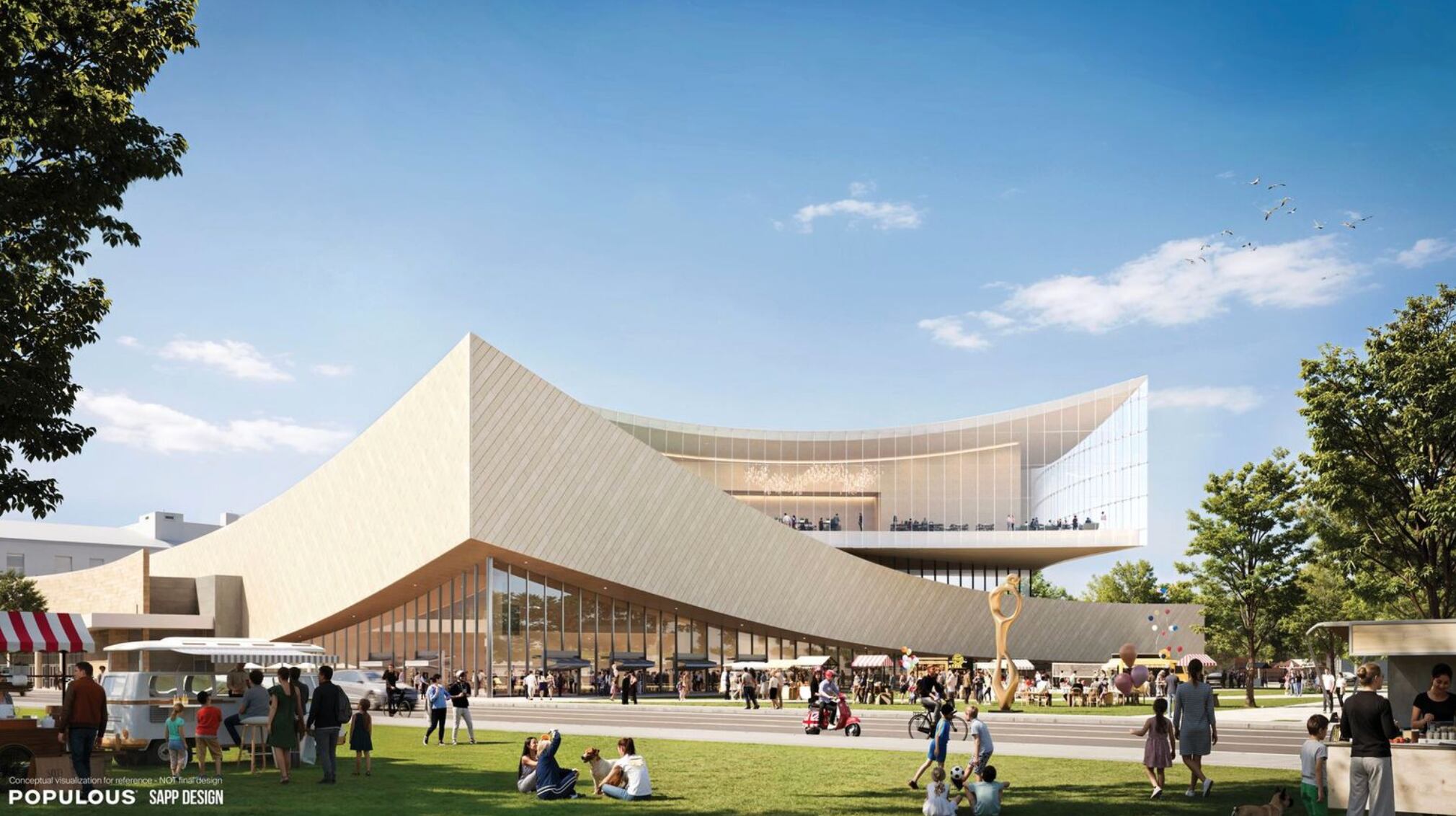 City of Springfield, Populous release pre-design visuals for reimagined ...