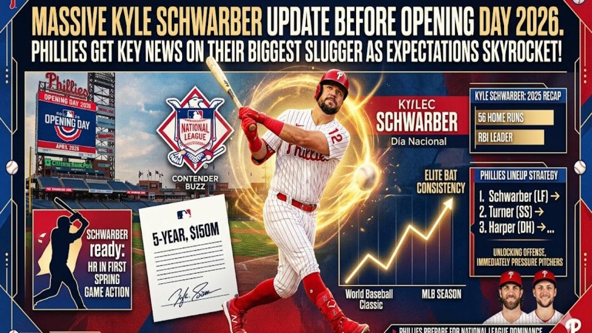 Phillies get massive Kyle Schwarber update before Opening Day 2026