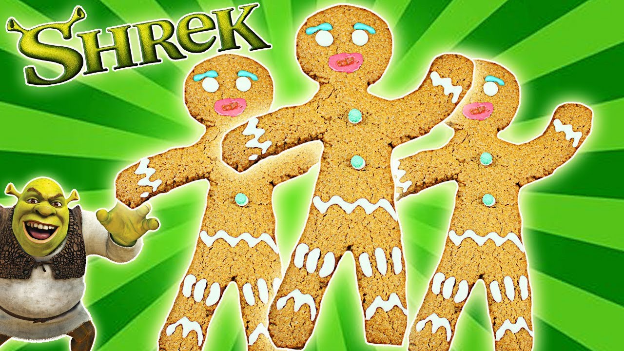 Galleta de jengibre de Shrek ¡Gigante! La receta más fácil que existe