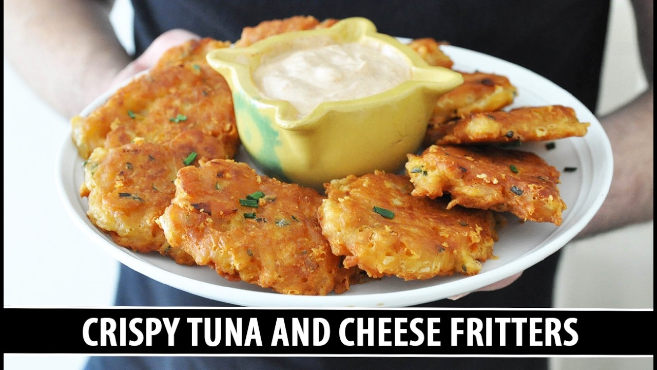 Crispy tuna & cheese fritters | Better than a tuna melt