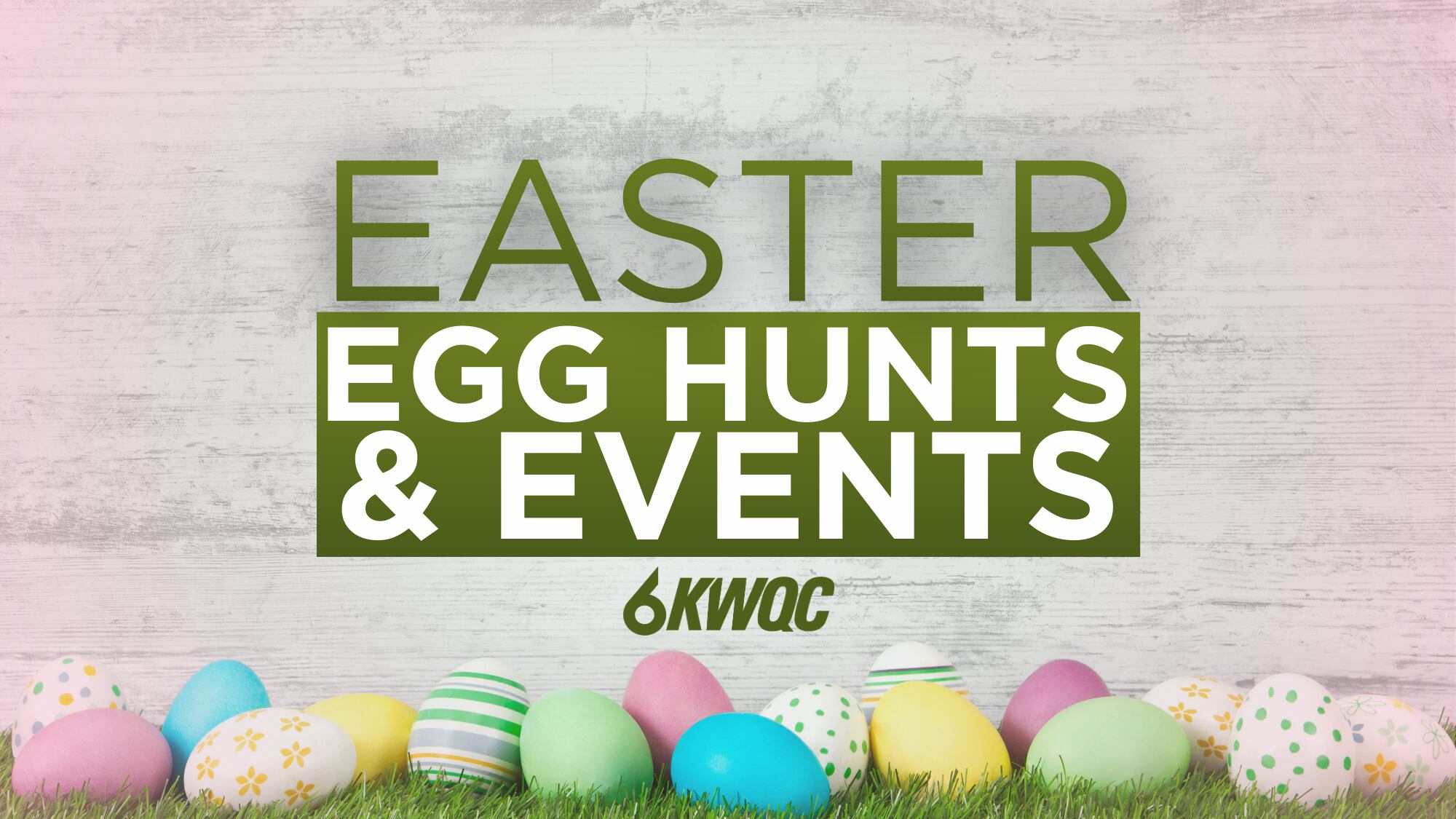 Easter egg hunts, events happening in the QCA