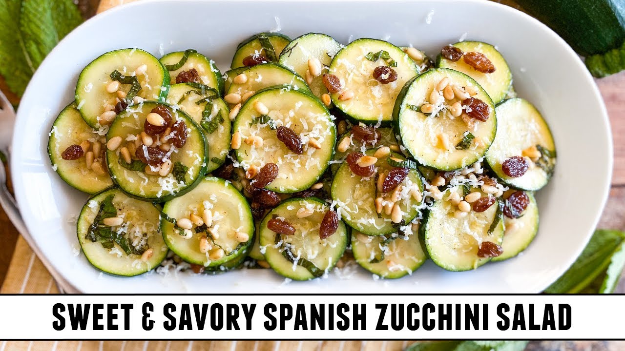 Spanish zucchini salad: Quick and flavorful 15-minute recipe