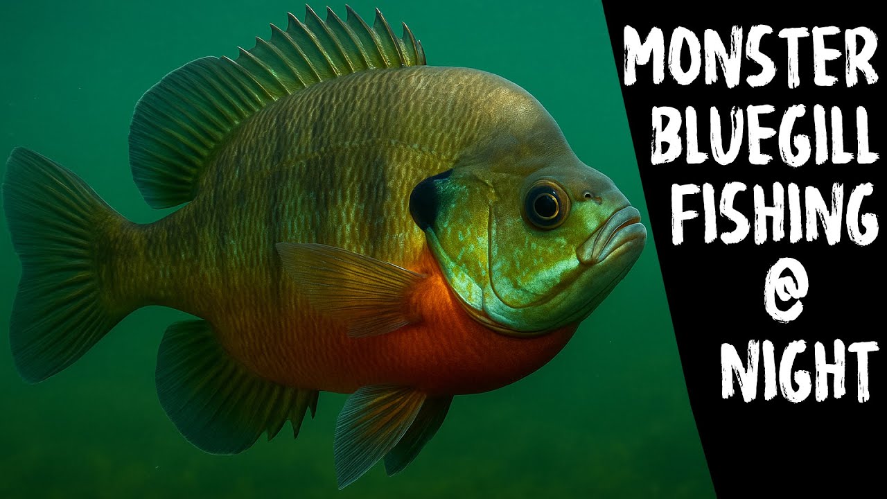 Catching big bluegill at night made simple