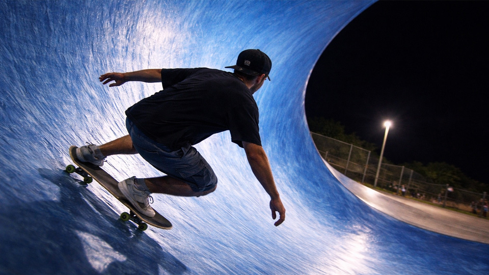 Epic backyard tarp surfing challenge