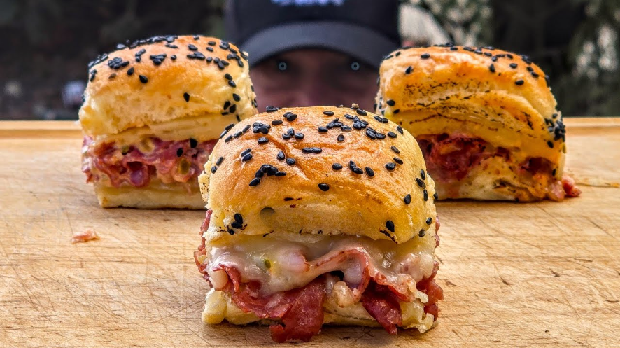 I made corned beef Reuben sliders and they turned out perfect