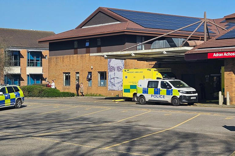 Armed police called to Welsh hospital after threats reported