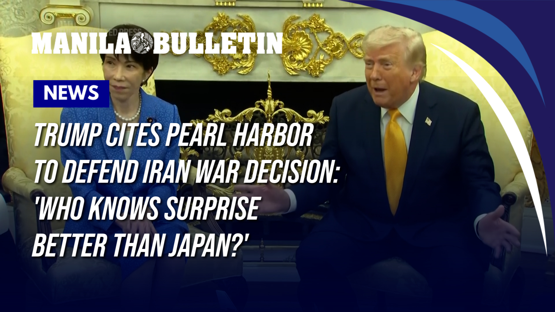 Trump cites Pearl Harbor to defend Iran war decision: 'Who knows ...