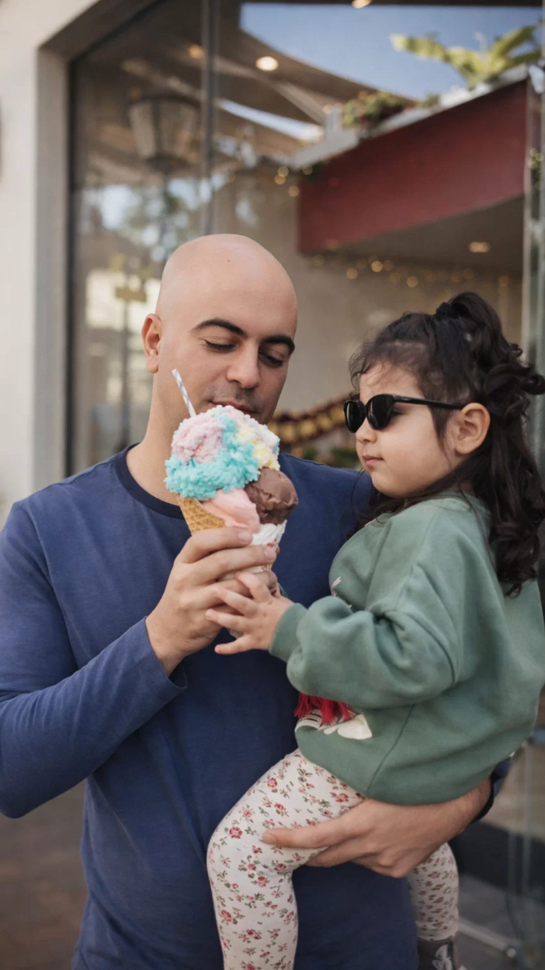 What makes this ice cream moment feel like pure generosity